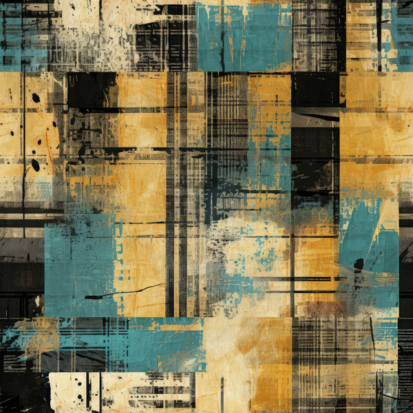 Grunge Plaid Pattern 12 Quilting Cotton Fabric – FabricMegaStore.com