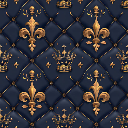 Henrys Crowns Pattern 8 Quilting Cotton Fabric – FabricMegaStore.com