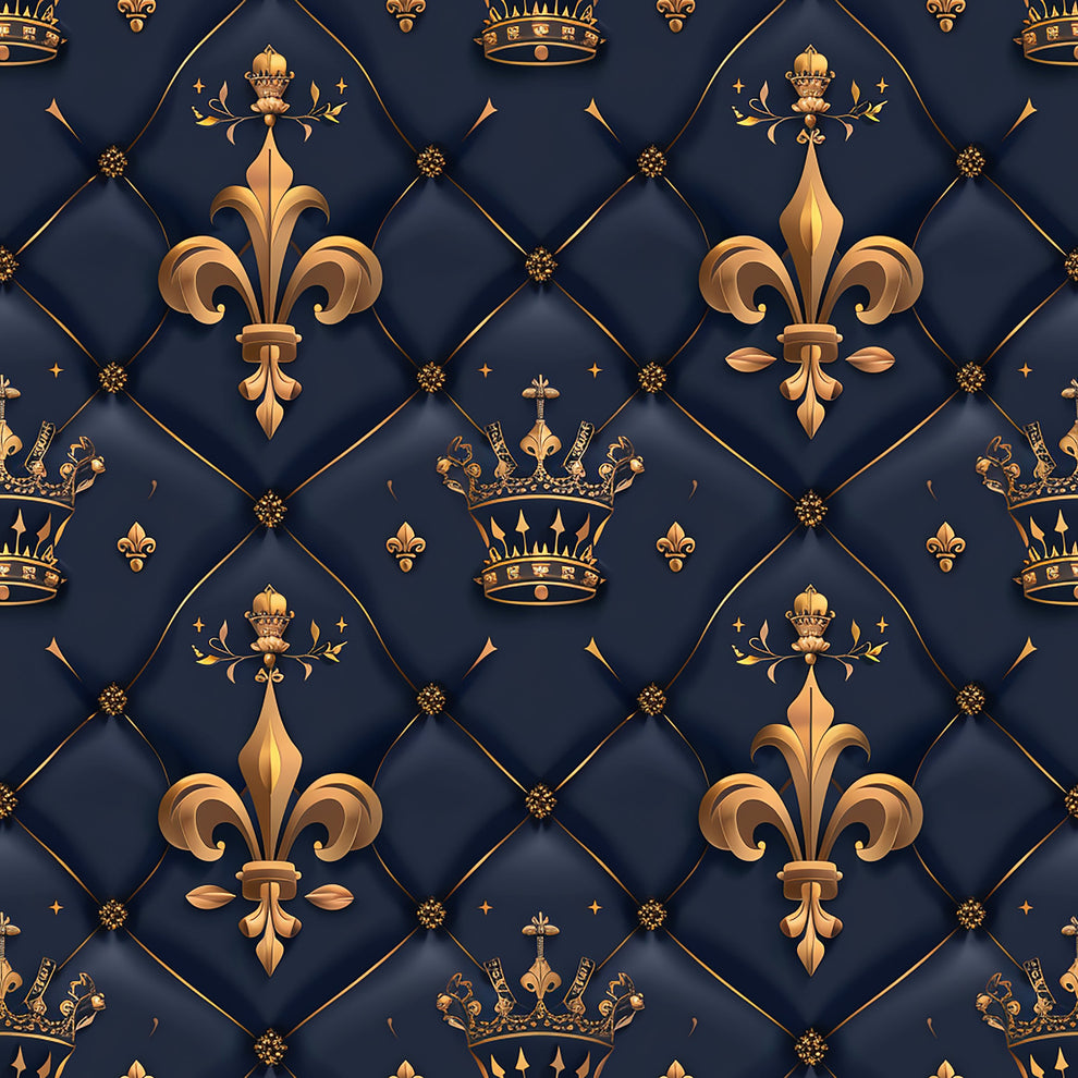 Henrys Crowns Pattern 8 Quilting Cotton Fabric – FabricMegaStore.com