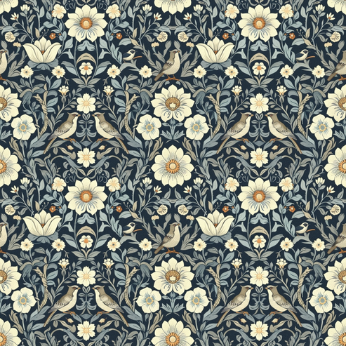 Heritage Garden Pattern 17 Quilting Cotton Fabric – FabricMegaStore.com
