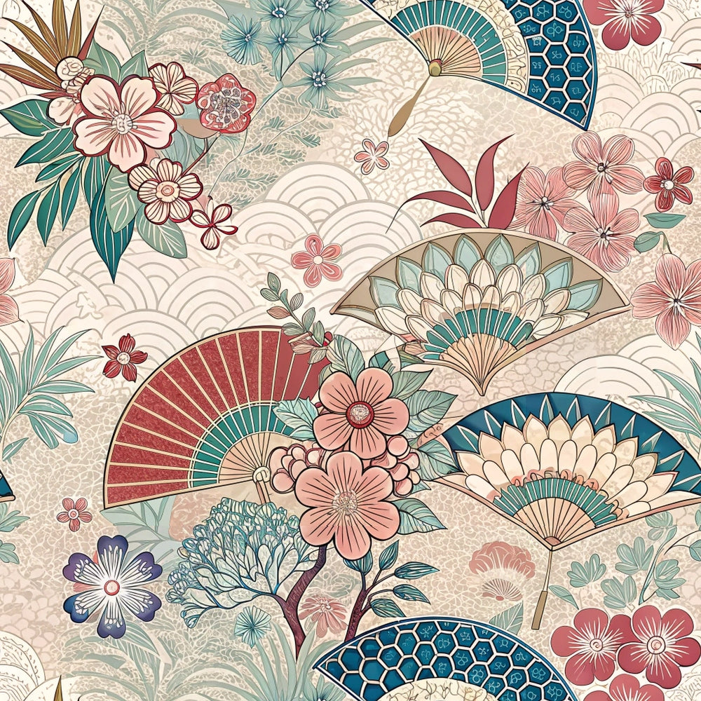 Japanese Kimono Pattern 7 Quilting Cotton Fabric – FabricMegaStore.com