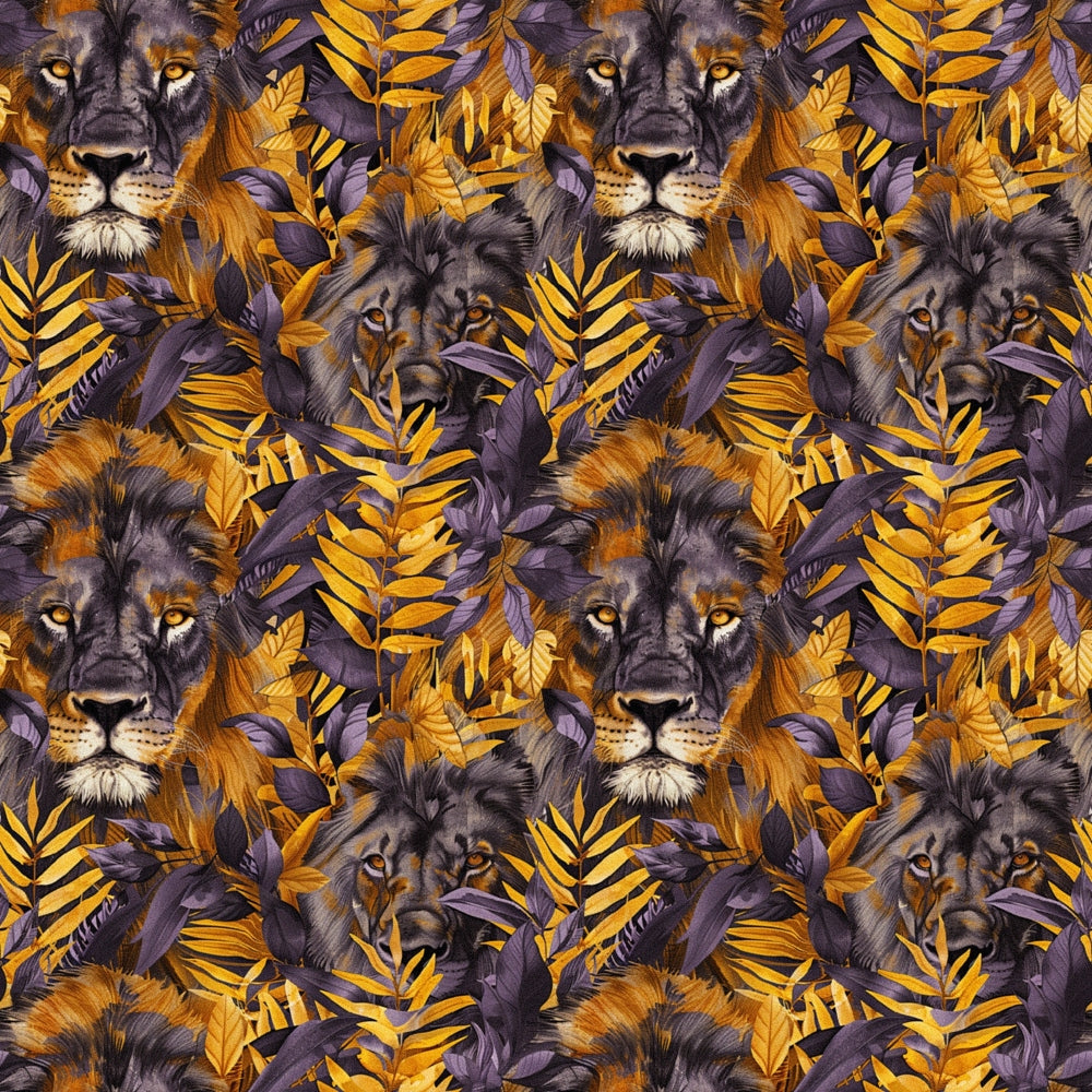 Leo Zodiac Pattern 4 Quilting Cotton Fabric – FabricMegaStore.com