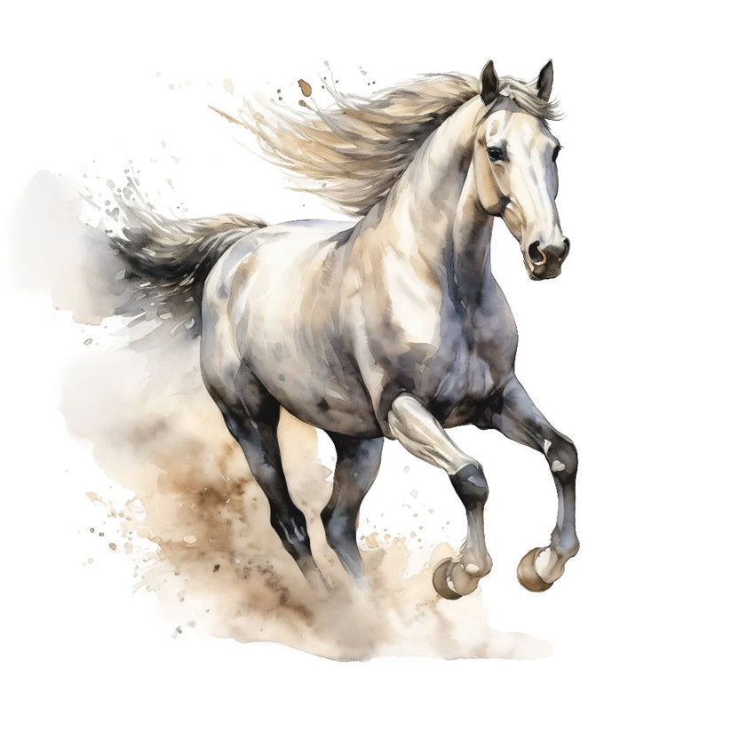 Majestic Horse Fabric Panel 25 – FabricMegaStore.com