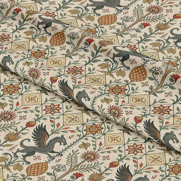 Medieval Tapestry Pattern 5 Quilting Cotton Fabric – FabricMegaStore.com