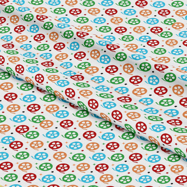 Movie Night Pattern 4 Quilting Cotton Fabric – FabricMegaStore.com