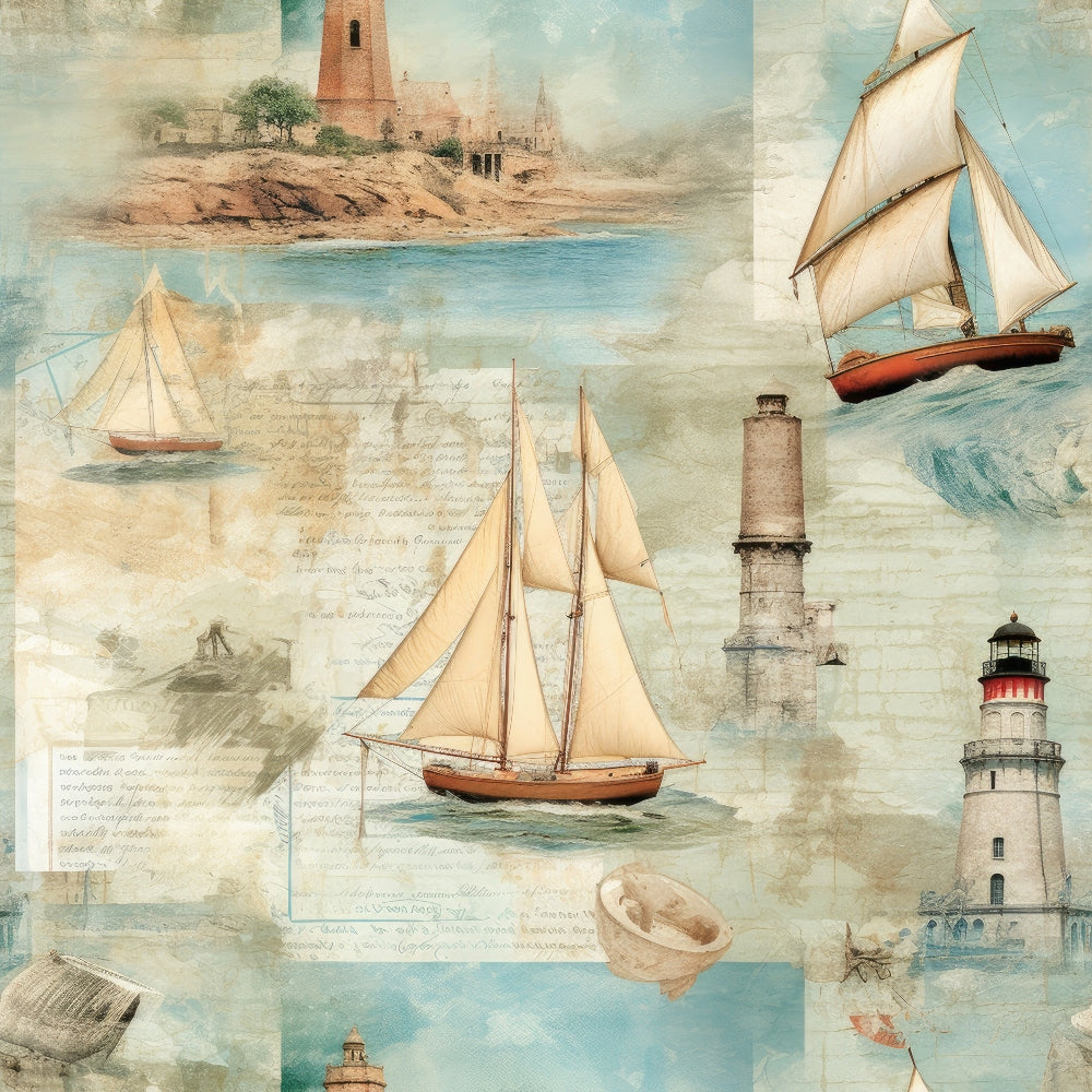 Nautical Adventures Pattern 6 Quilting Cotton Fabric – FabricMegaStore.com