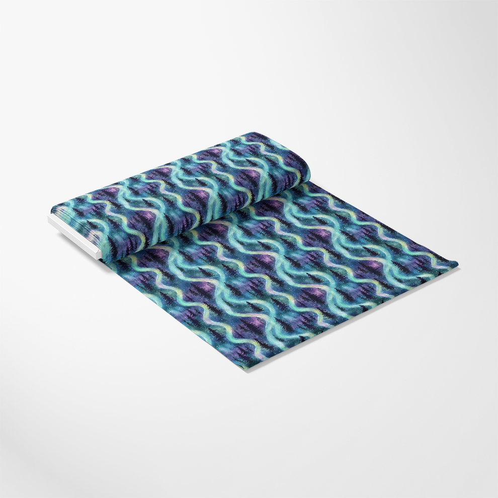Northern Lights Forest Pattern 28 Quilting Cotton Fabric ...