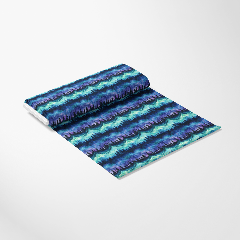 Northern Lights Forest Pattern 32 Quilting Cotton Fabric ...