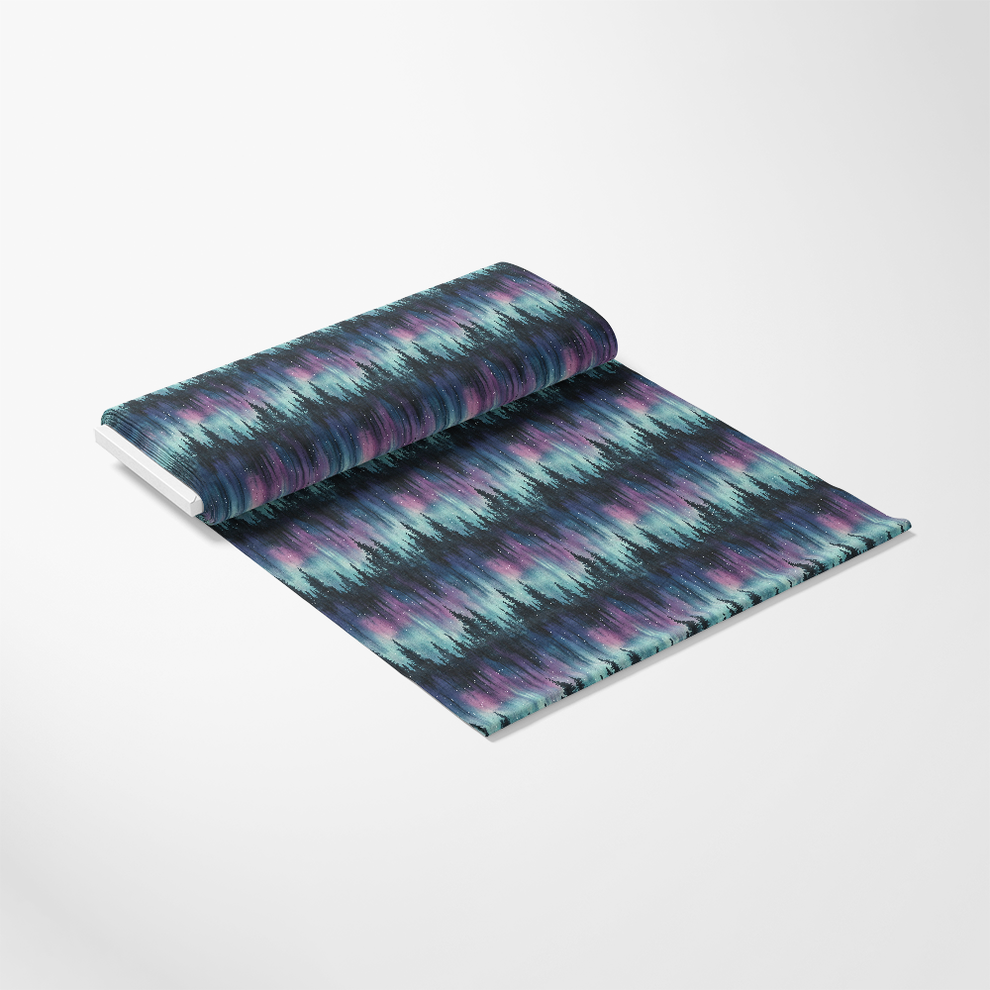 Northern Lights Forest Pattern 8 Quilting Cotton Fabric ...