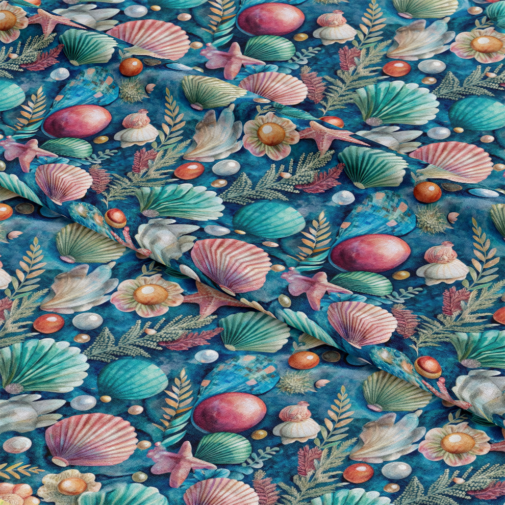 Oceanic Opulence Pattern 3 Quilting Cotton Fabric – FabricMegaStore.com