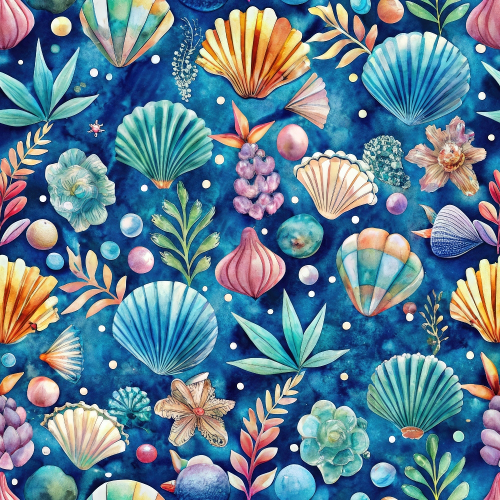 Oceanic Opulence Pattern 9 Quilting Cotton Fabric – FabricMegaStore.com