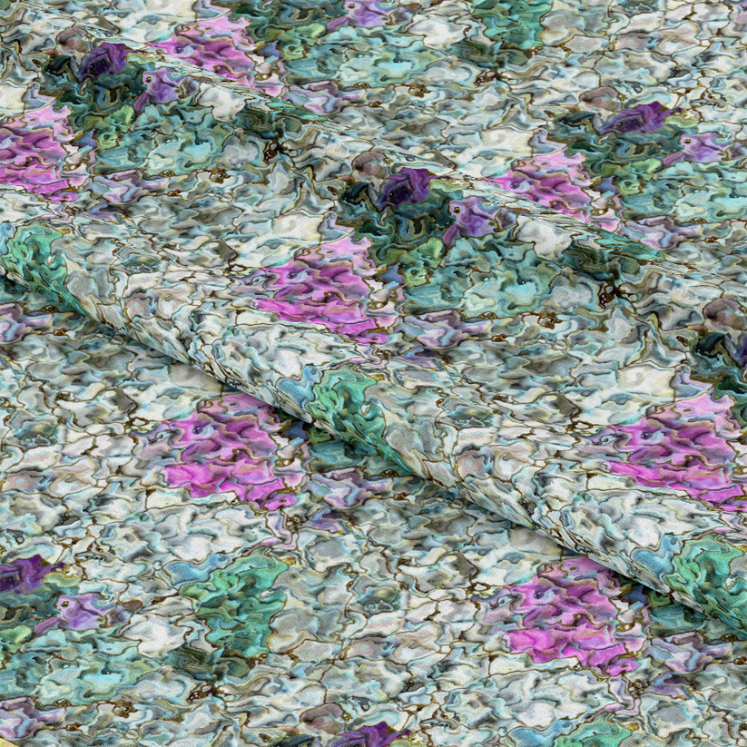 Oyster Shell Pattern 3 Quilting Cotton Fabric – FabricMegaStore.com