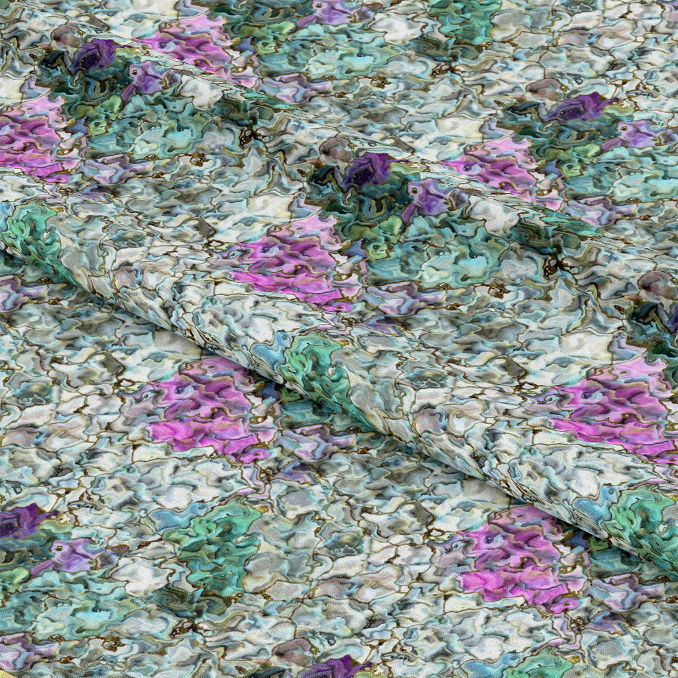 Oyster Shell Pattern 3 Quilting Cotton Fabric – FabricMegaStore.com
