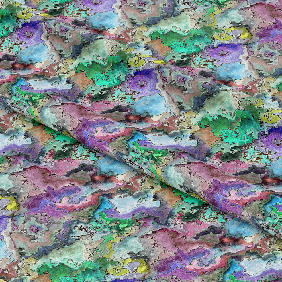 Oyster Shell Pattern 6 Quilting Cotton Fabric – FabricMegaStore.com