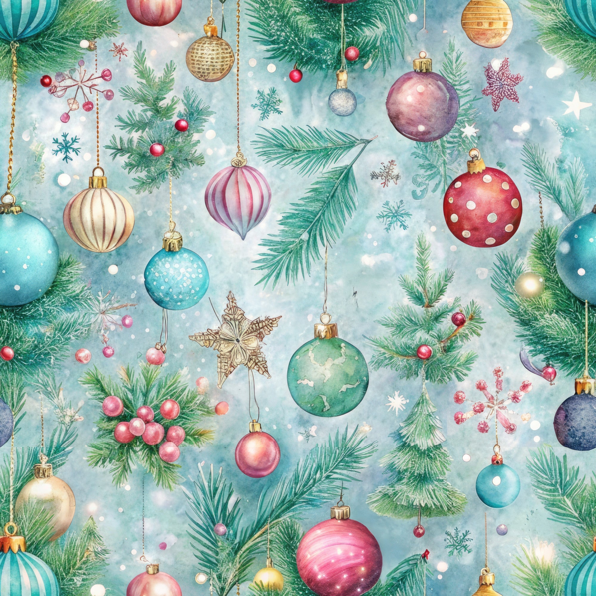 Pastel Christmas Time – FabricMegaStore.com