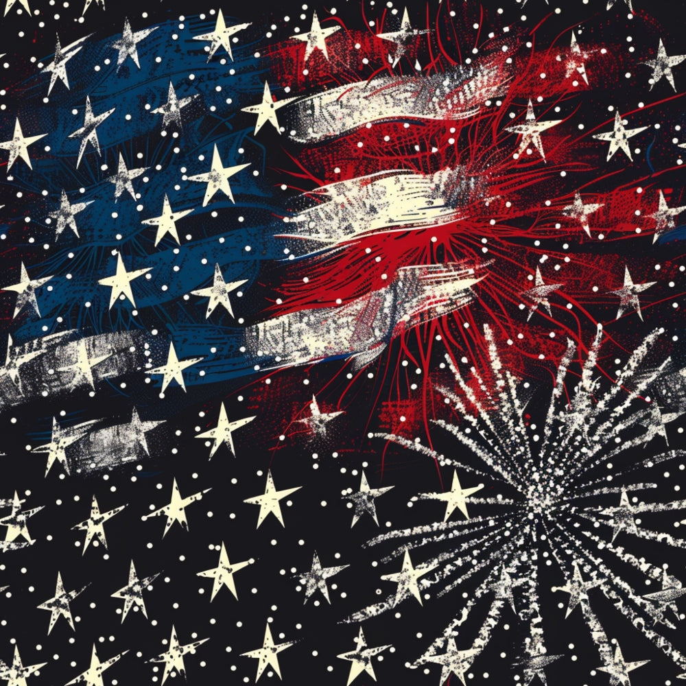 Patriotic Pattern 22 Quilting Cotton Fabric – FabricMegaStore.com