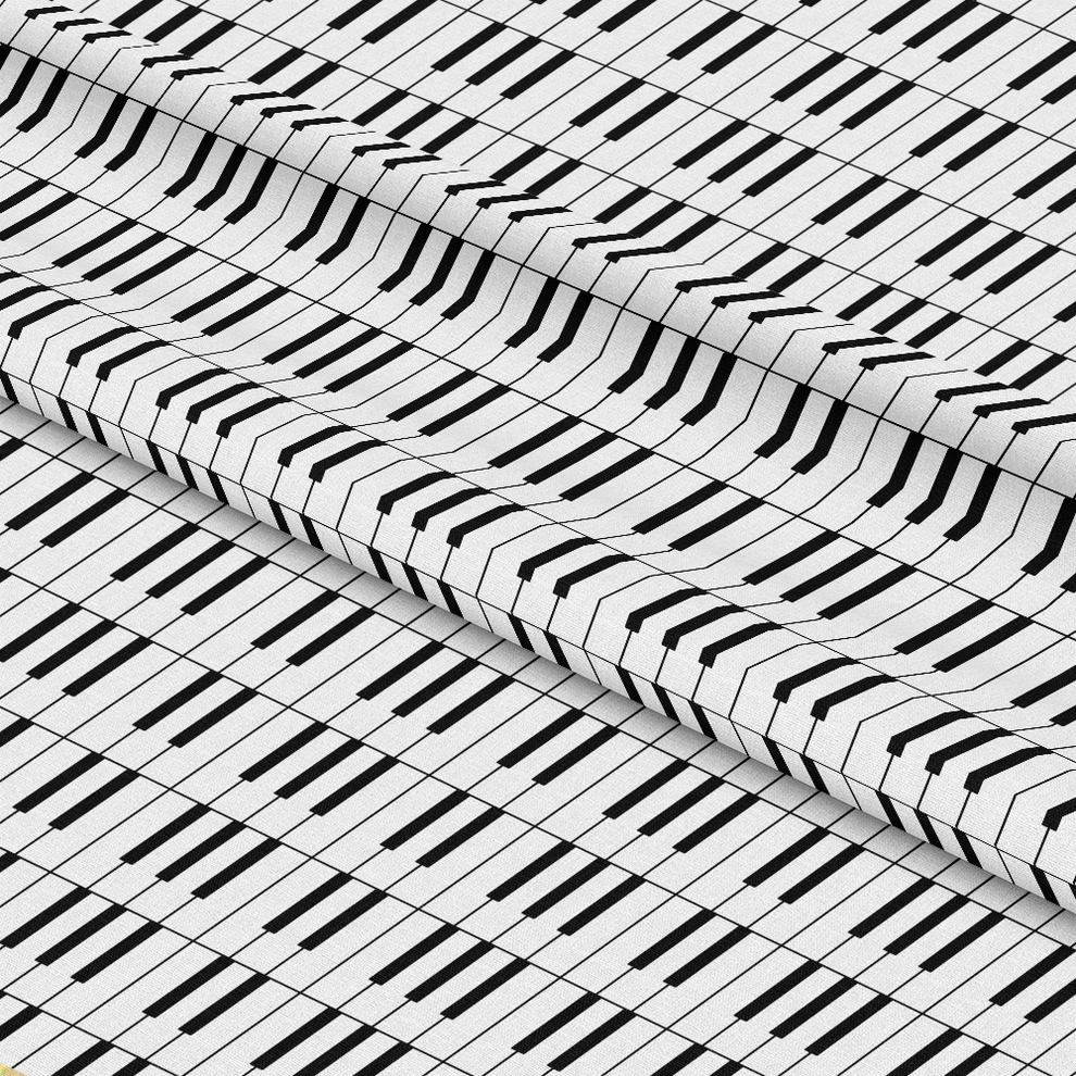 Piano Keys Quilting Cotton Fabric – FabricMegaStore.com