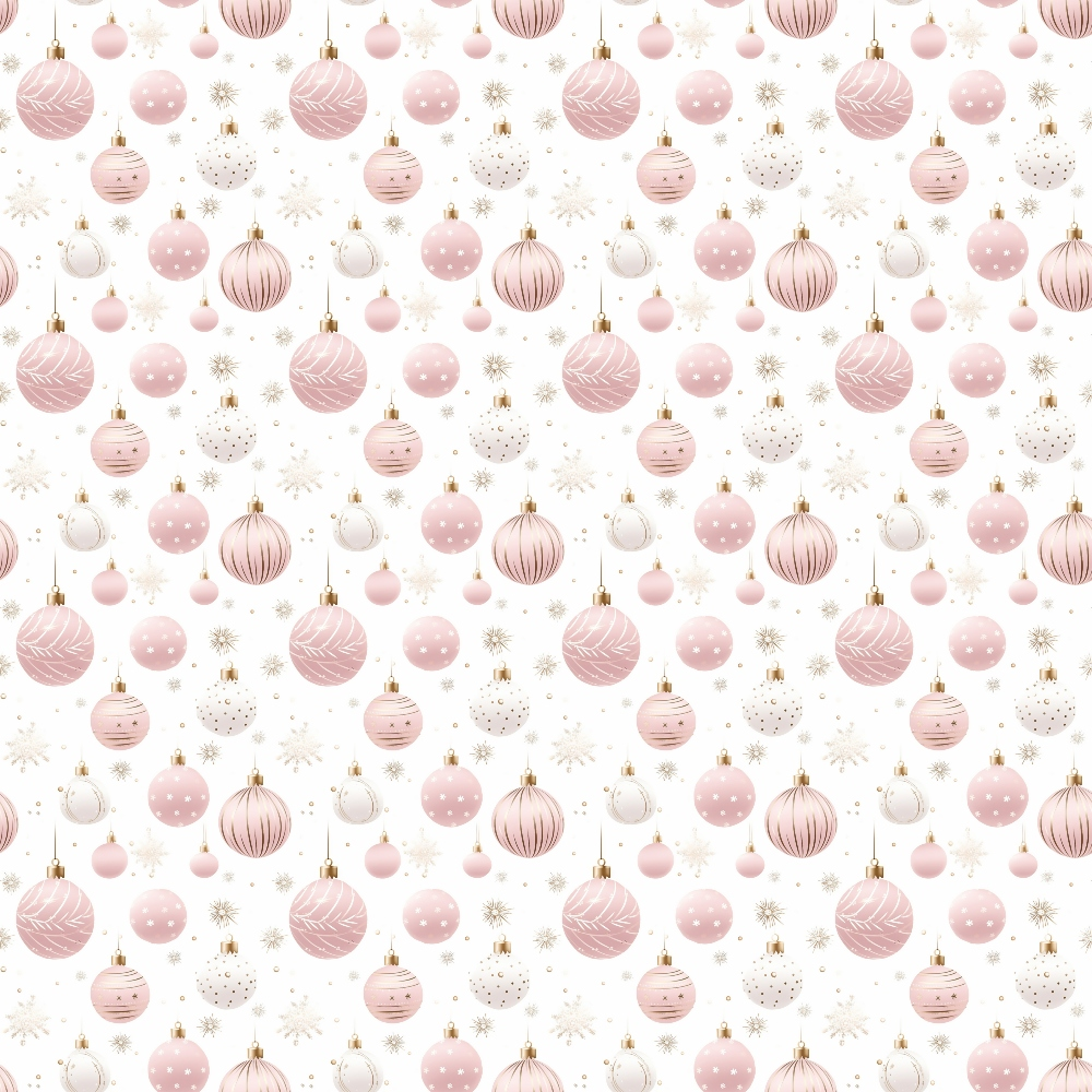 Pink Christmas Pattern 4 Quilting Cotton Fabric – FabricMegaStore.com