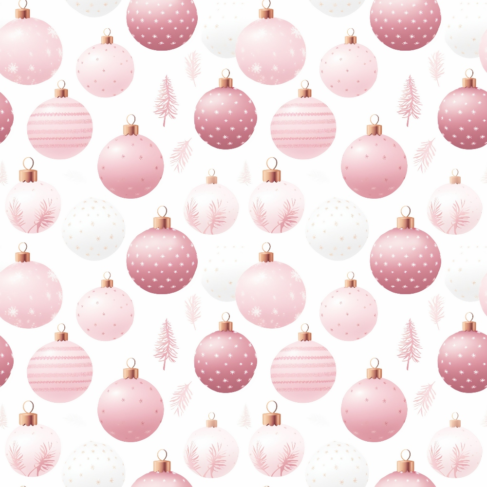 Pink Christmas Pattern 5 Quilting Cotton Fabric – FabricMegaStore.com