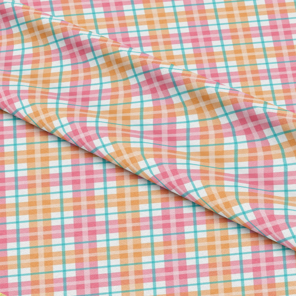Plaid for Summer Pattern 4 Quilting Cotton Fabric – FabricMegaStore.com