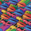 Rainbow Dripping Lips Art Pattern 4 Quilting Cotton Fabric ...