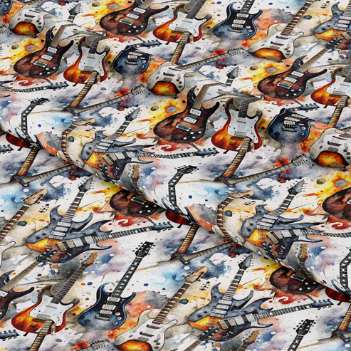 Rock and Roll Pattern 32 Quilting Cotton Fabric – FabricMegaStore.com