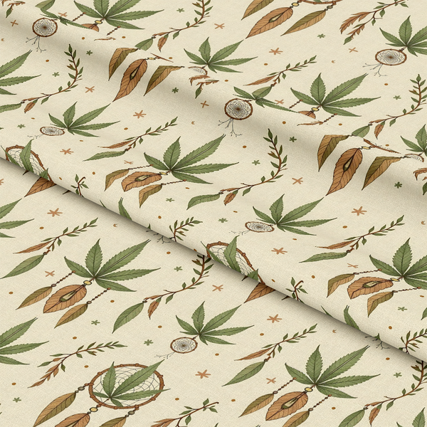Southwestern Cannabis Pattern 6 Quilting Cotton Fabric ...