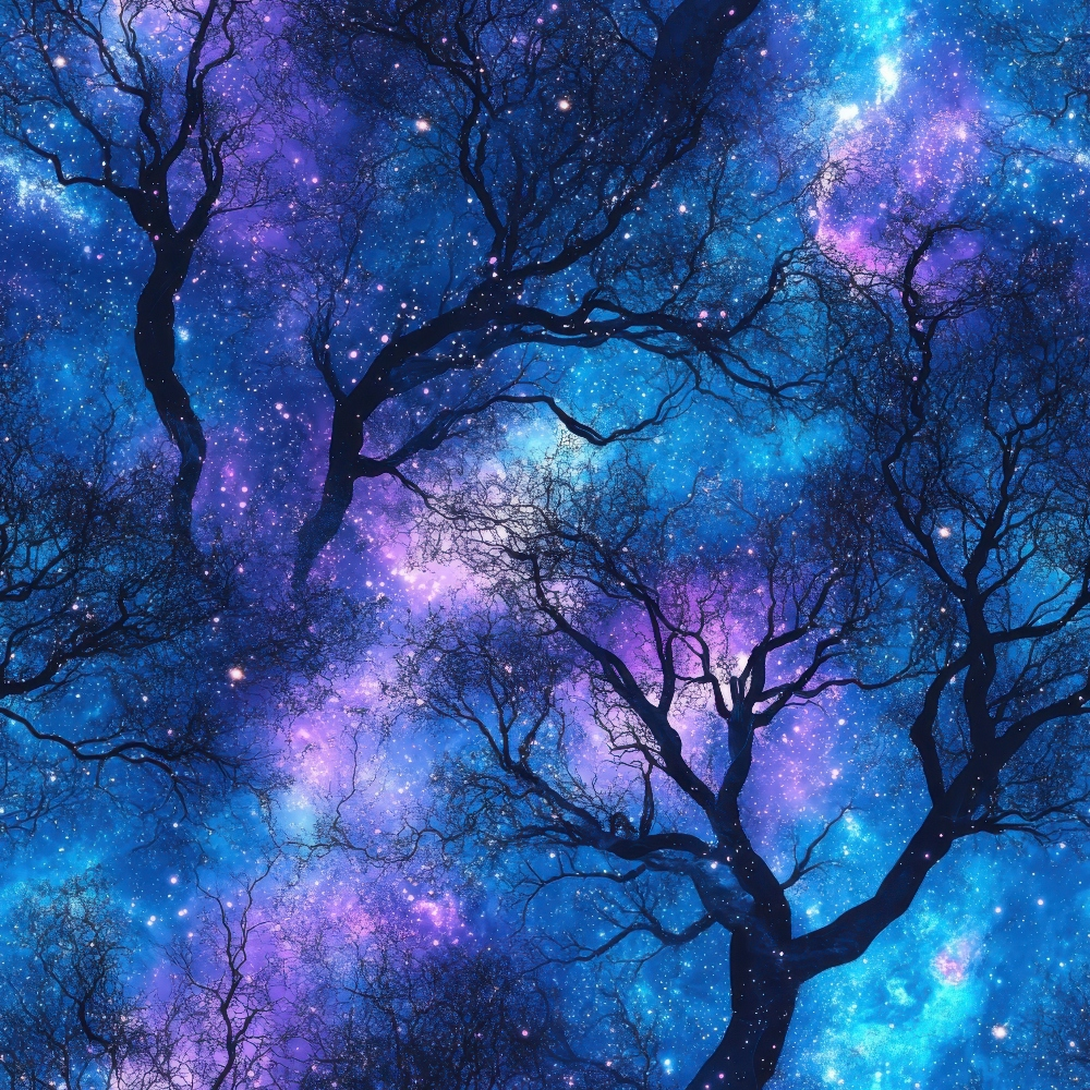 Starry Night Sky Pattern 1 Quilting Cotton Fabric – FabricMegaStore.com