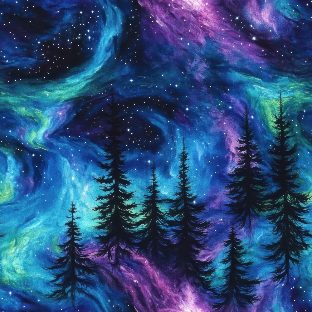 Starry Night Sky Pattern 16 Quilting Cotton Fabric – FabricMegaStore.com
