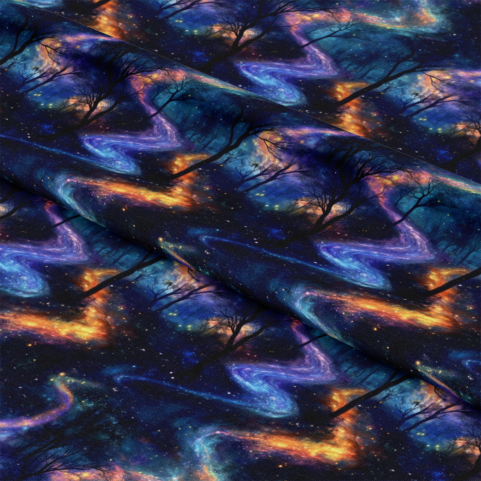 Starry Night Sky Pattern 28 Quilting Cotton Fabric – FabricMegaStore.com