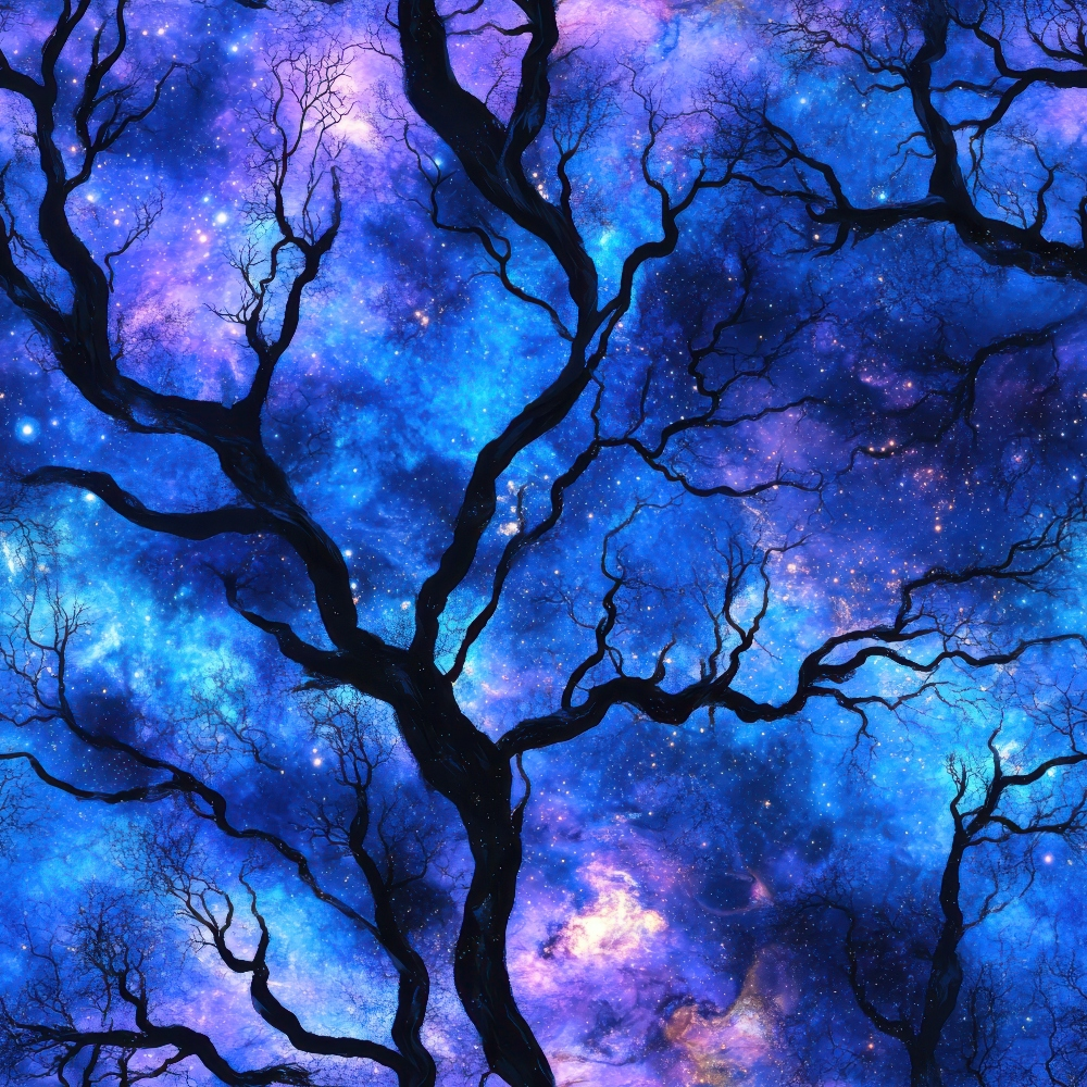Starry Night Sky Pattern 3 Quilting Cotton Fabric – FabricMegaStore.com