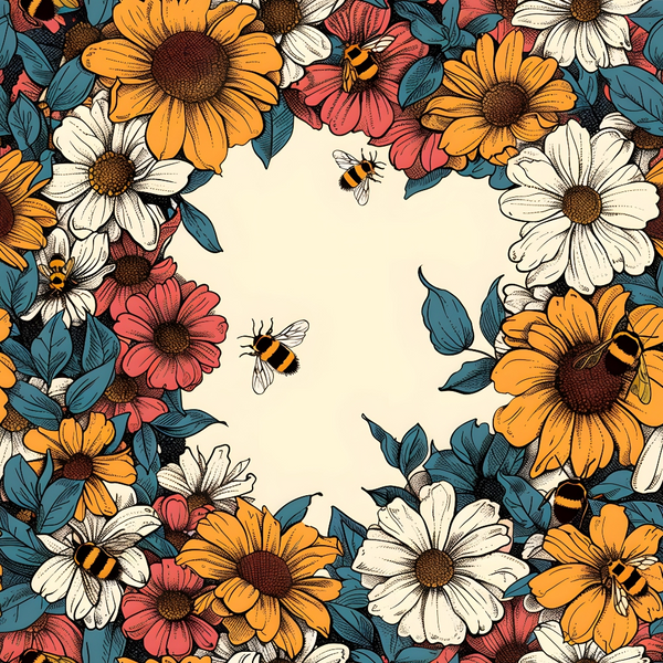 The Bee Swarm Pattern 14 Quilting Cotton Fabric – FabricMegaStore.com