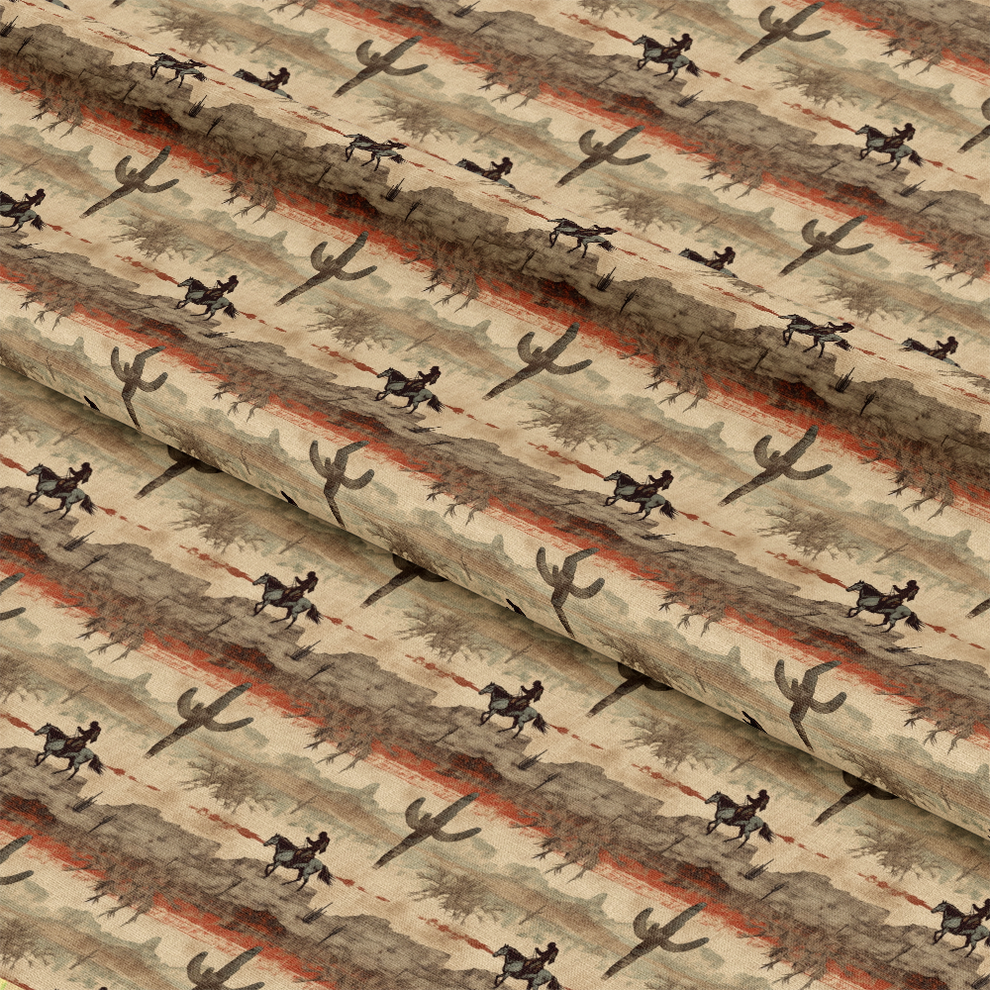 The Cowboy Life Pattern 17 Quilting Cotton Fabric – FabricMegaStore.com