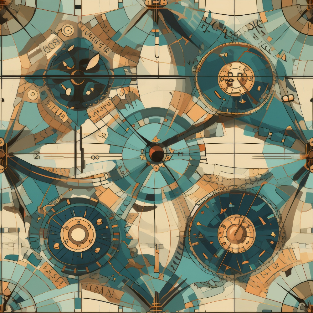 Time Travel Pattern 11 Quilting Cotton Fabric – FabricMegaStore.com