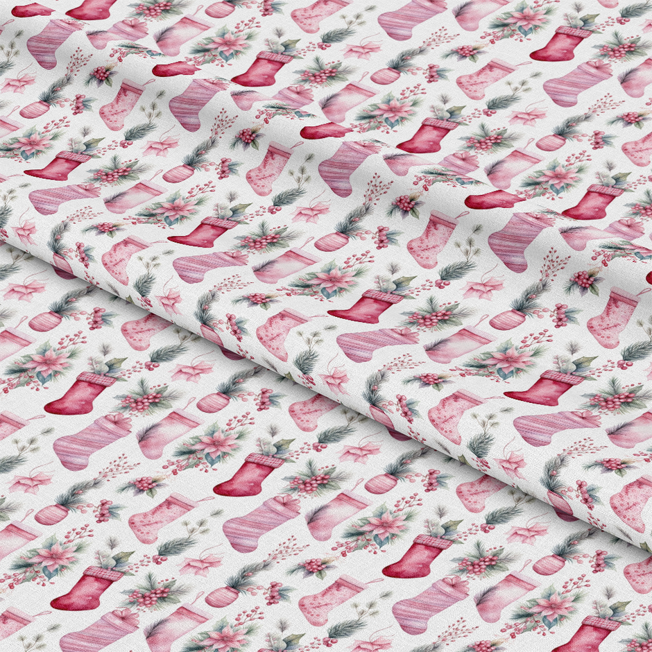Vintage Pink Christmas – FabricMegaStore.com