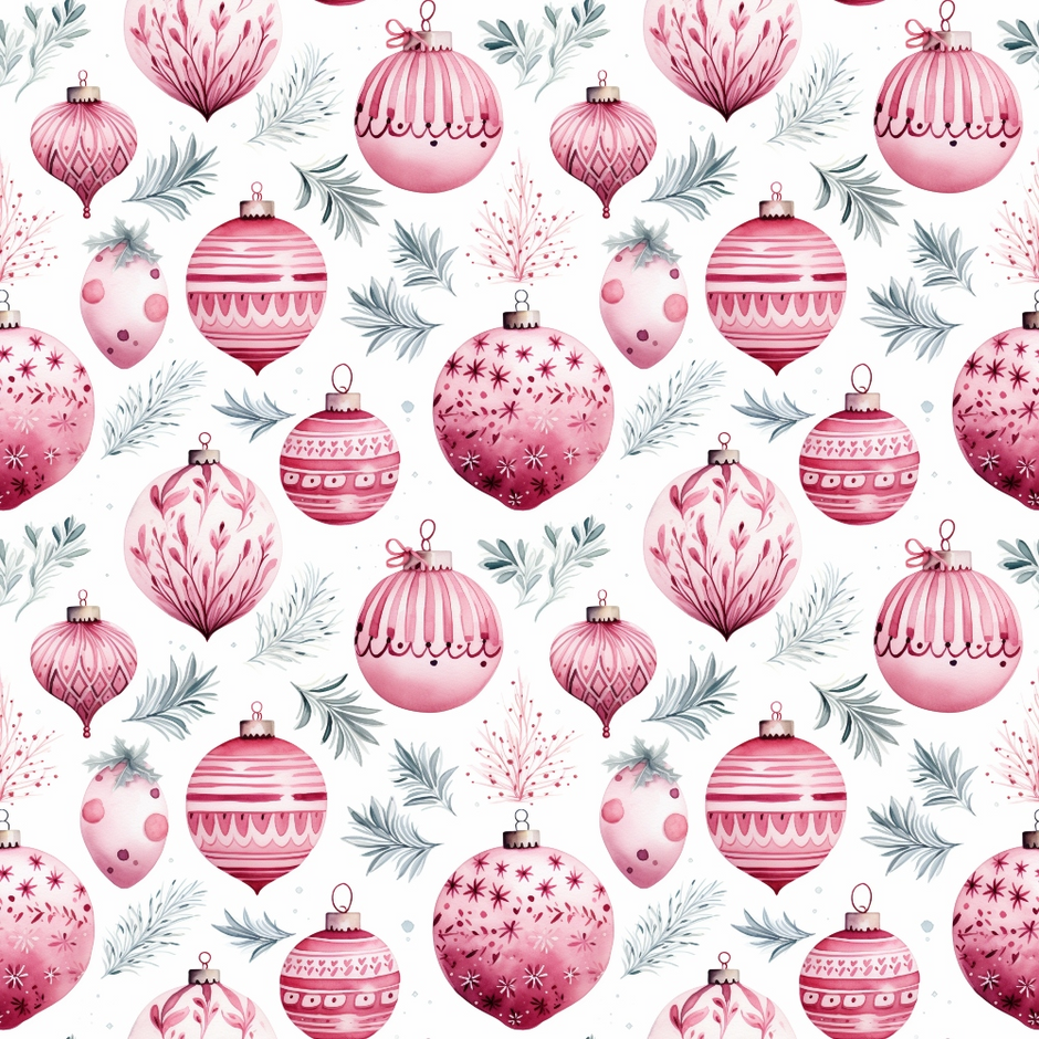 Vintage Pink Christmas – FabricMegaStore.com