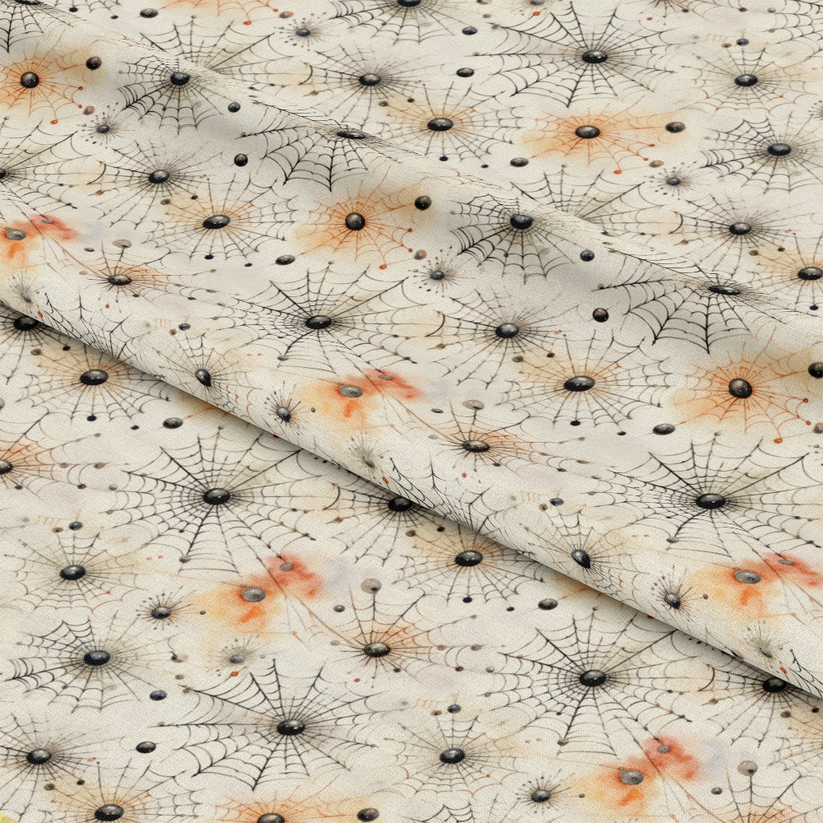 Watercolor Halloween Characters Pattern 17 Quilting Cotton Fabric ...