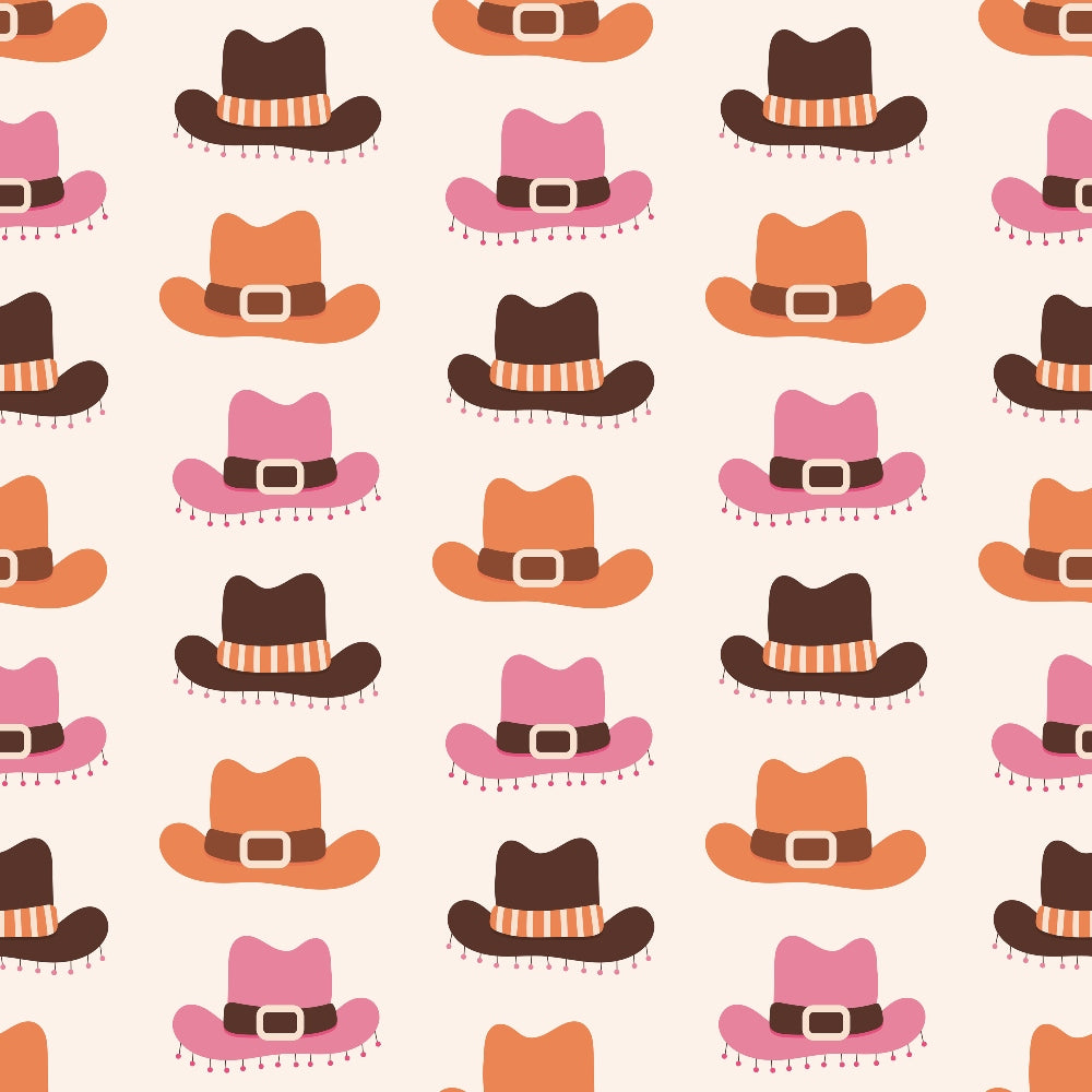 Western Cowgirl Pattern 2 Quilting Cotton Fabric – FabricMegaStore.com