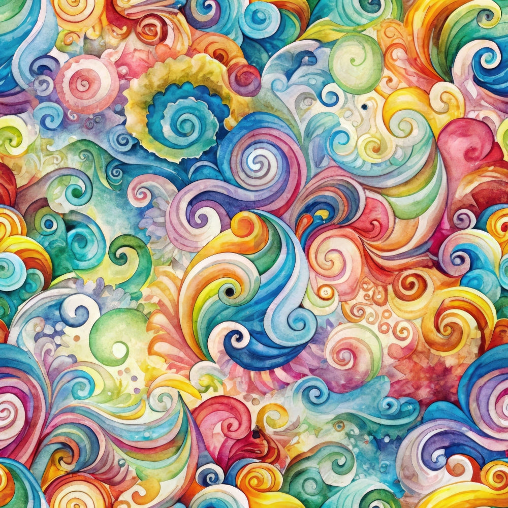 Wonderland Vortex Pattern 4 Quilting Cotton Fabric – FabricMegaStore.com