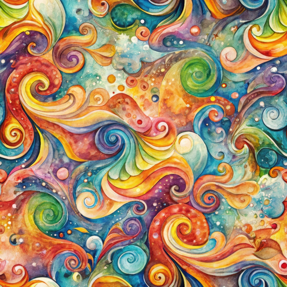 Wonderland Vortex Pattern 7 Quilting Cotton Fabric – FabricMegaStore.com