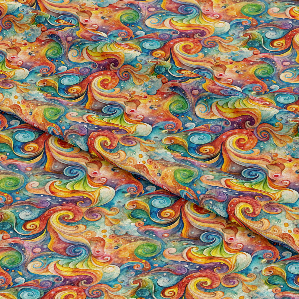 Wonderland Vortex Pattern 7 Quilting Cotton Fabric – FabricMegaStore.com