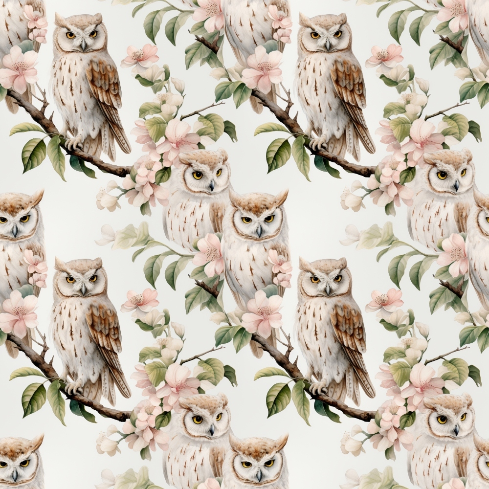 Woodland Animals Pattern 2 Quilting Cotton Fabric – FabricMegaStore.com