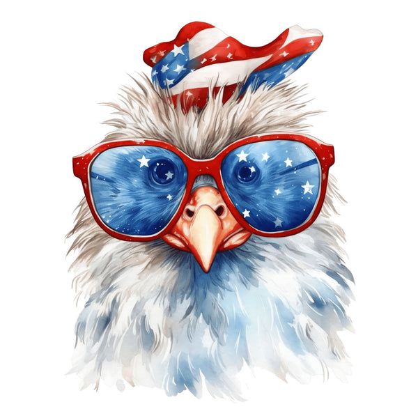 American Rooster Fabric Panel 4 – FabricMegaStore.com