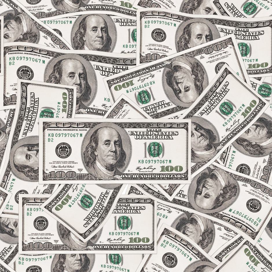 100 Dollar Bill – FabricMegaStore.com