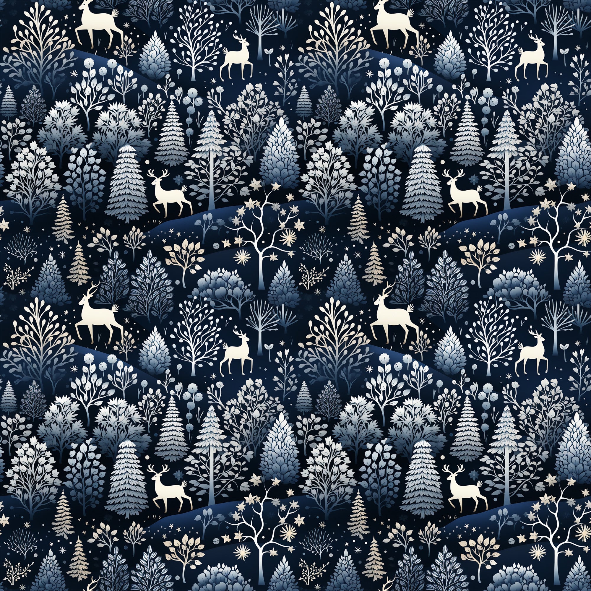 Delft Blue Winter Pattern 11 Quilting Cotton Fabric – FabricMegaStore.com