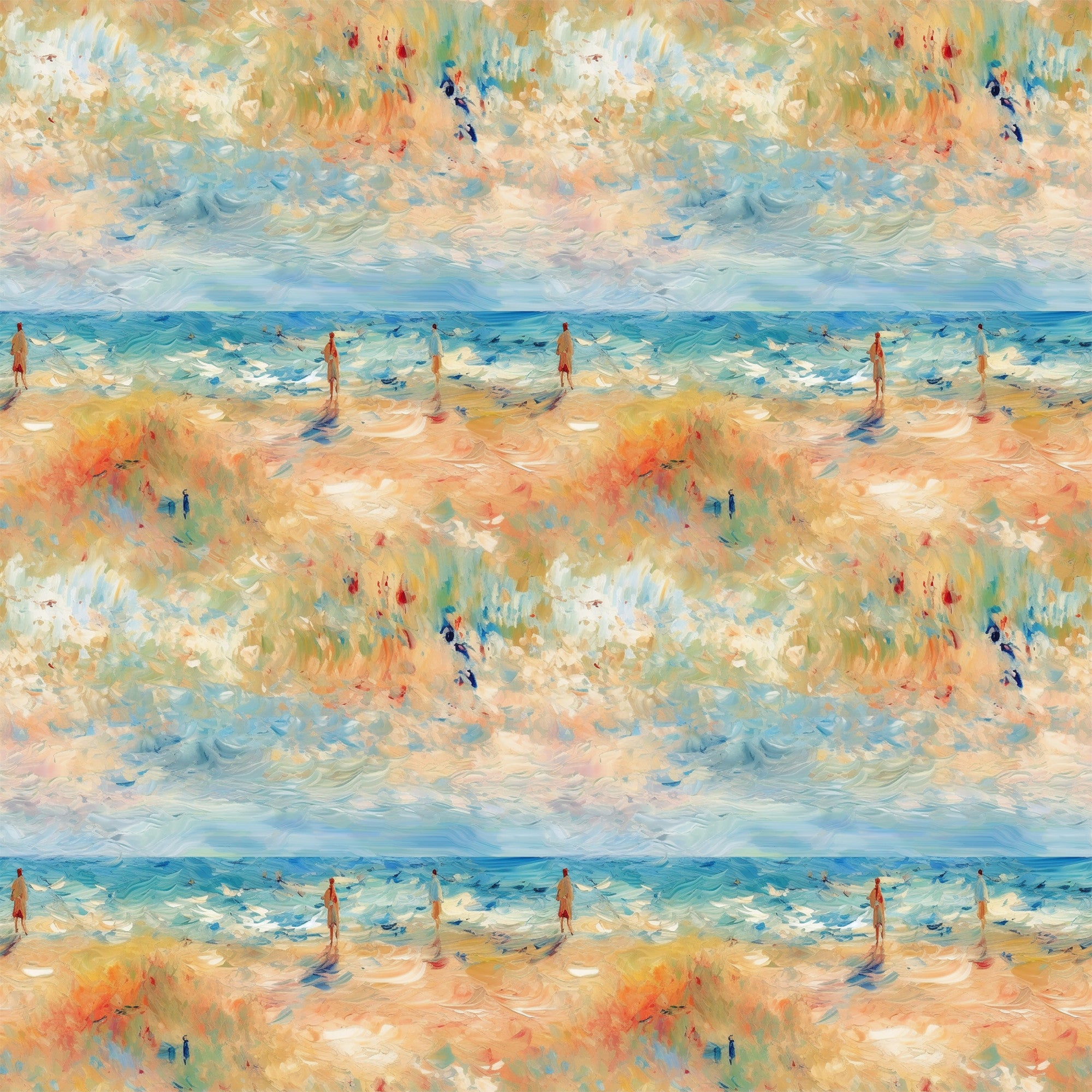Monet Inspired Art Pattern 10 Quilting Cotton Fabric – FabricMegaStore.com