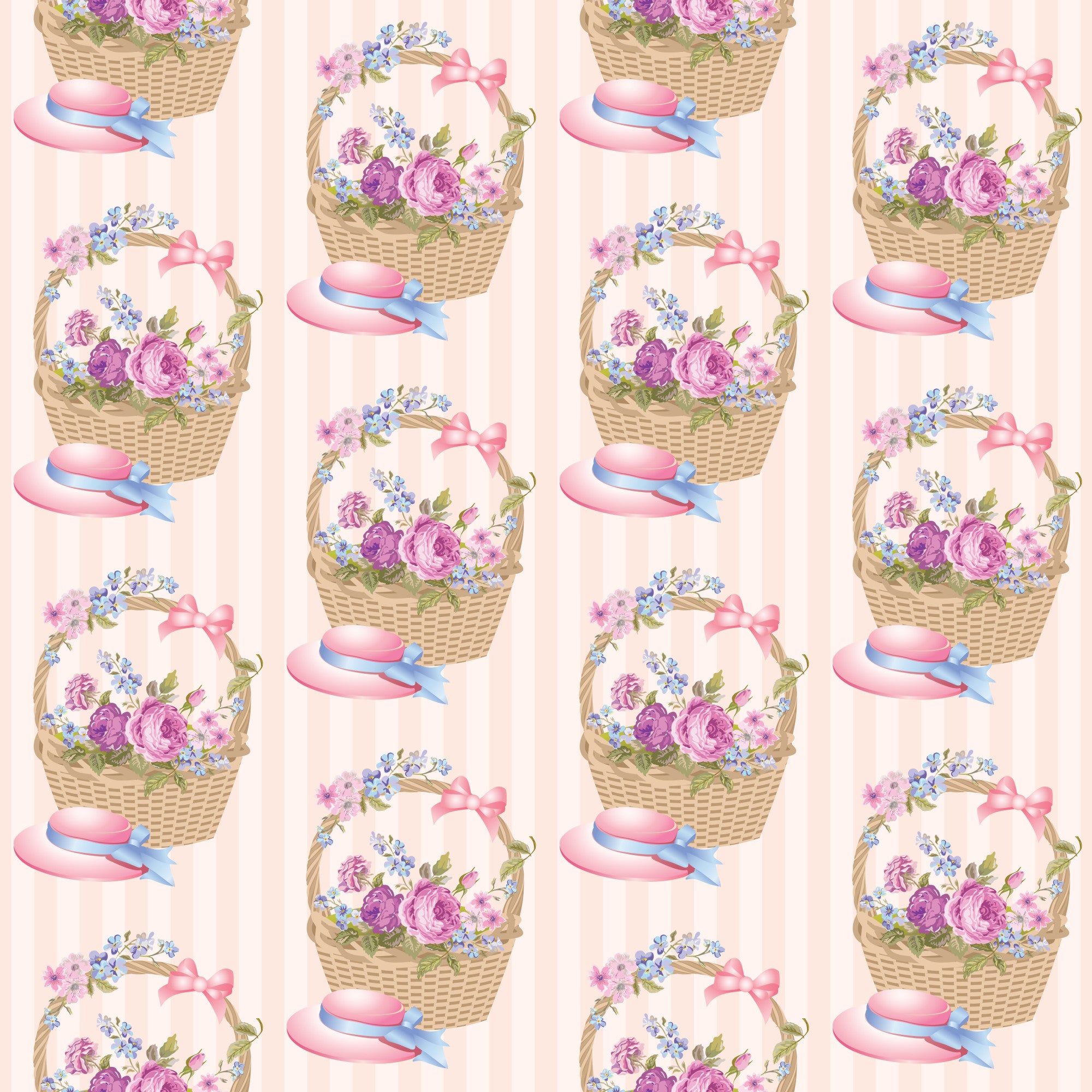 Pink Tea Party Pattern 2 Quilting Cotton Fabric – FabricMegaStore.com