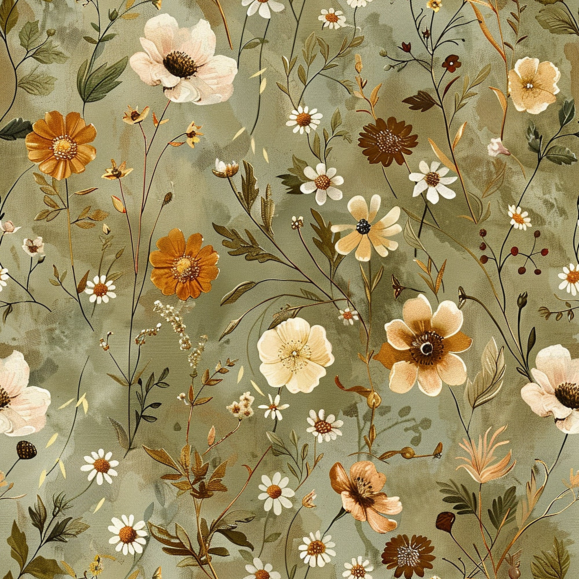 Celias Cottagecore Pattern 12 Quilting Cotton Fabric – FabricMegaStore.com