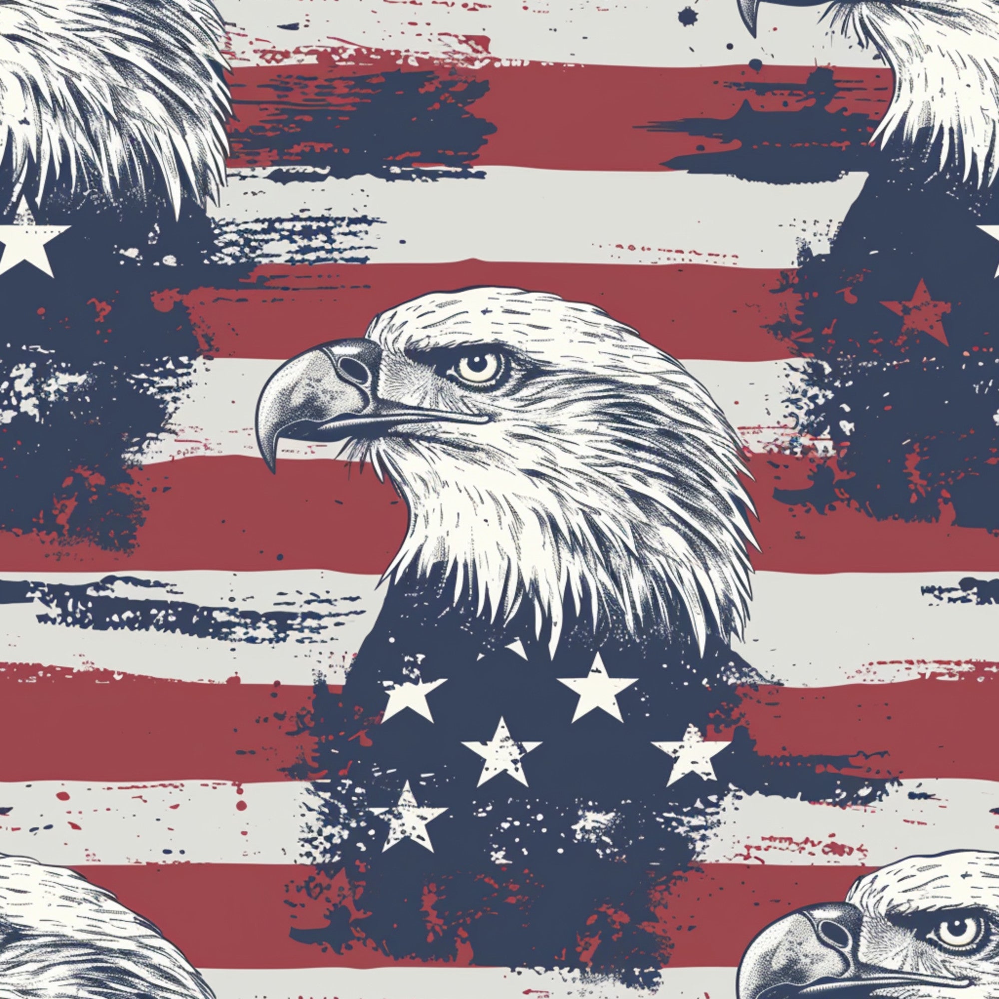 Independence Day Pattern 5 Quilting Cotton Fabric – FabricMegaStore.com
