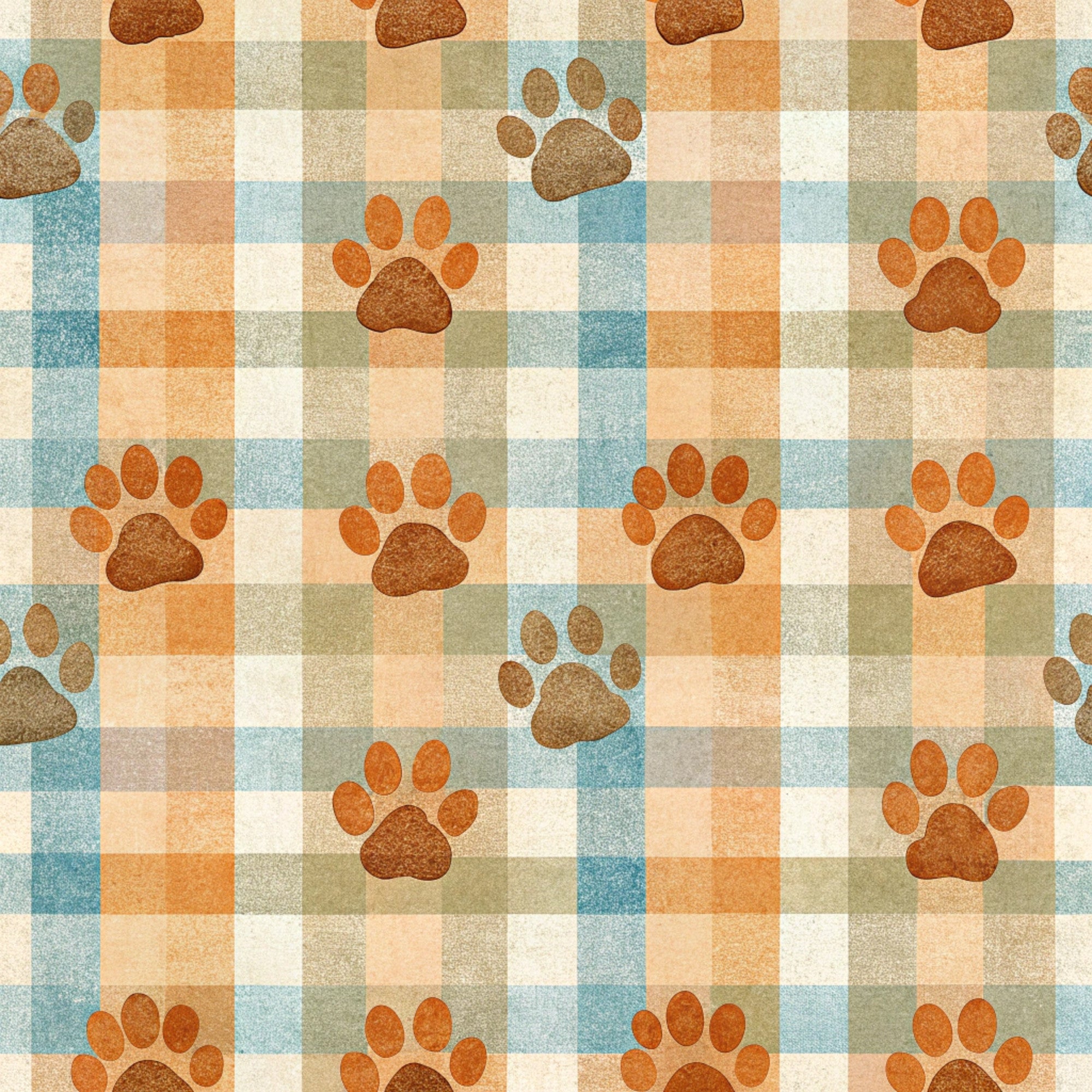 Dog Paws Pattern 27 Quilting Cotton Fabric – FabricMegaStore.com